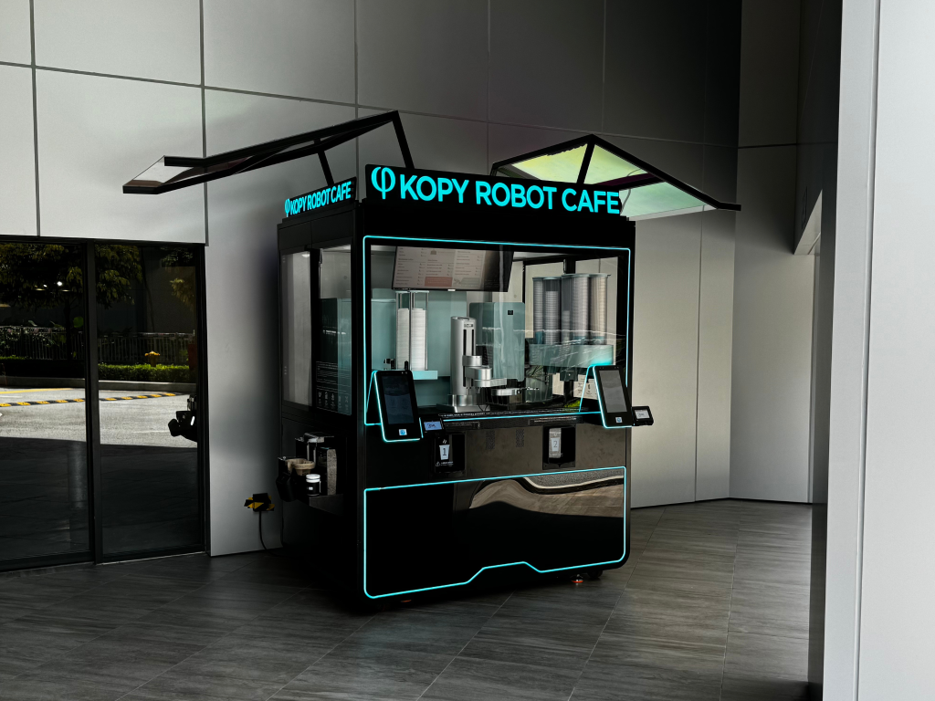 Malaysia's 1st AI Robotic Coffee Kiosk - Kopy Robot Cafe